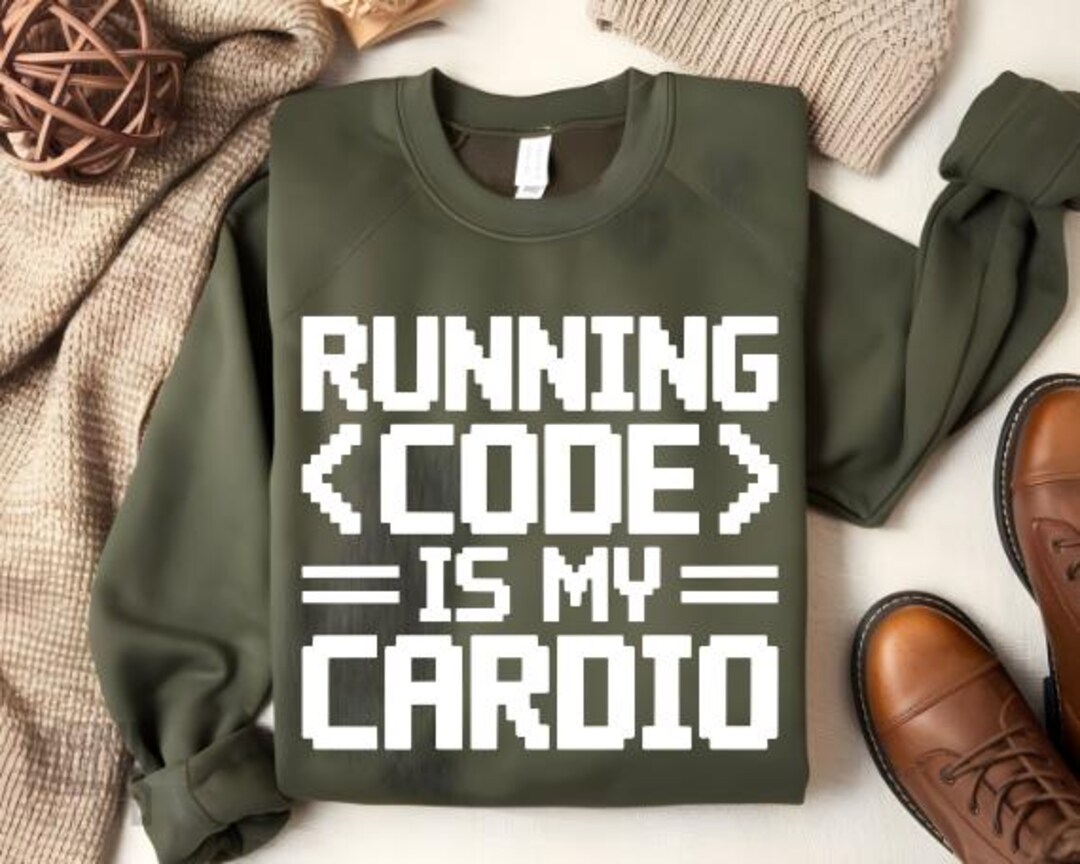 Running Code is My Cardio SVG PNG PDF Computer Engineering Svg Funny Programmer Svg Funny Coding ...