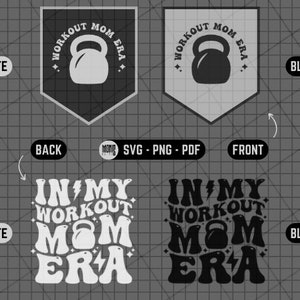 In My Workout Mom Era SVG PNG PDF Workout Mom Svg Weightlifting Svg ...