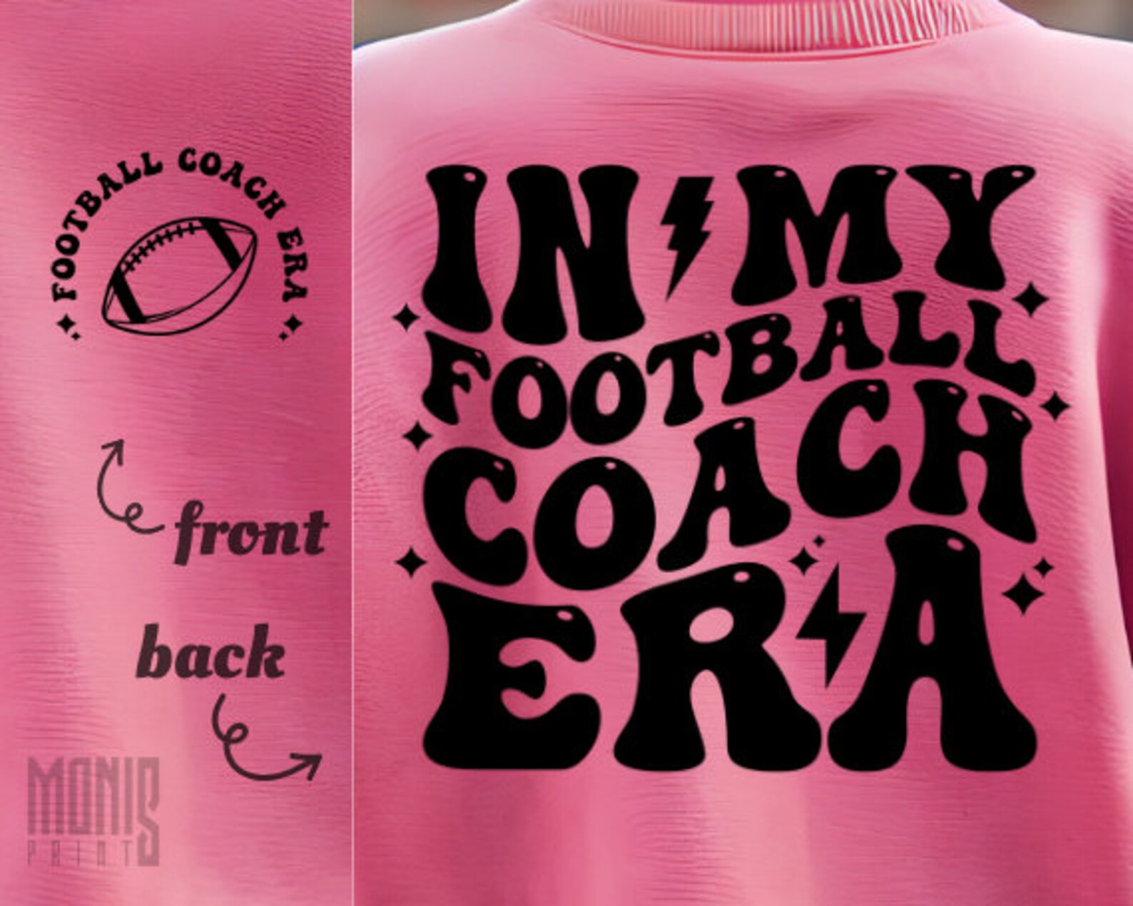 In My Football Coach Era SVG PNG PDF in My Football Era Svg Football ...