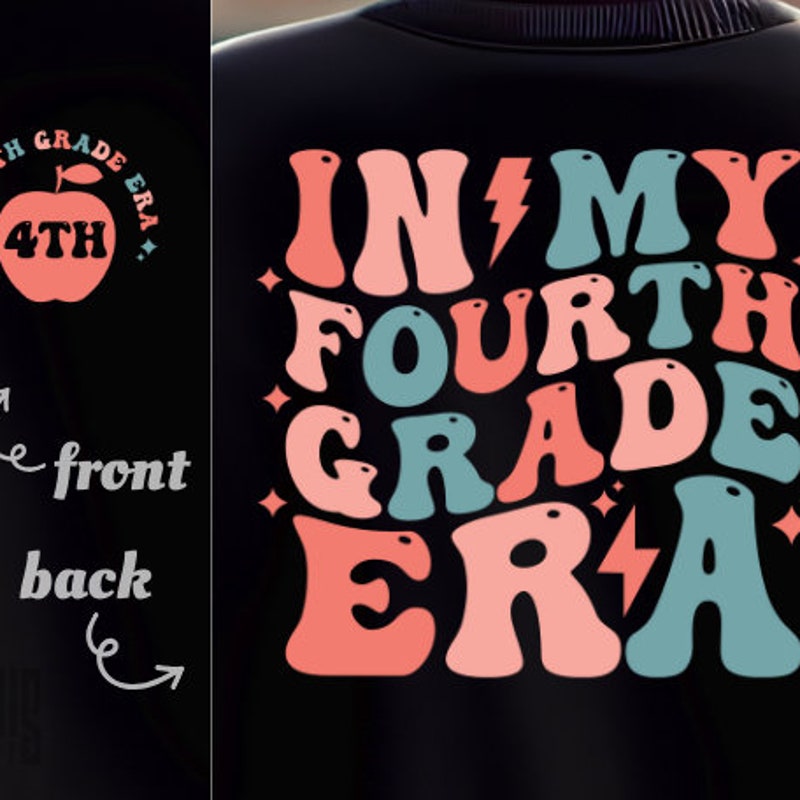 Fourth Grade Svg - Etsy