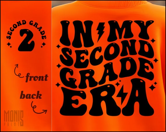 Second Grade SVG Teacher Shirt Design PNG Cricut Cut File 2nd Grade ...