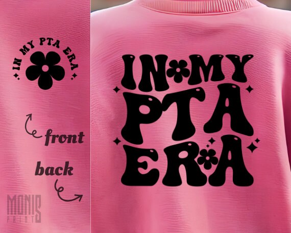 In My PTA Era Svg Png Pdf Parent Teacher Association Shirt PTA Svg PTA ...