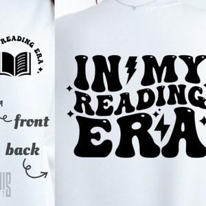 In My Reading Era SVG PNG PDF Reading Era Png Reading Shirt Svg ...