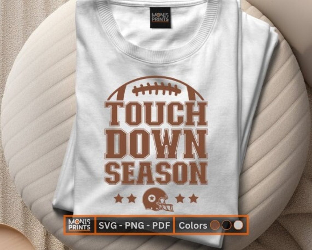 Touchdown Season SVG Touch Down Season Svg Touchdown Svg in My Cheer ...
