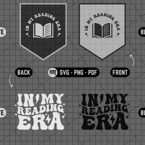 In My Reading Era SVG PNG PDF Reading Era Png Reading Shirt Svg ...