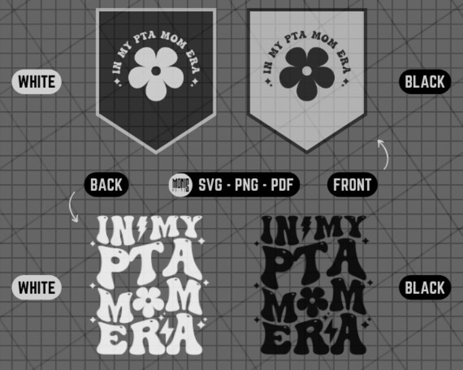 In My PTA Mom Era Svg Png Pdf Parent Teacher Association Shirt PTA Svg ...