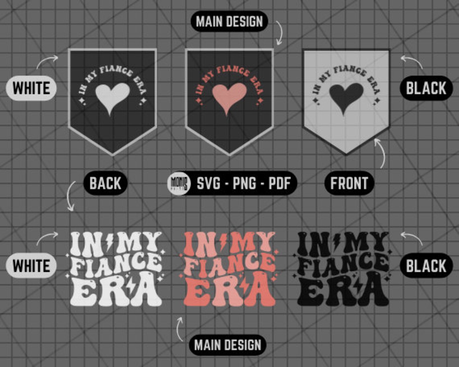 In My Fiance Era SVG PNG PDF Engaged Era Svg Bride Era Svg Engagement ...