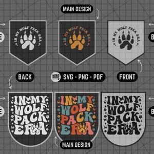 In My Wolf Pack Era SVG PNG PDF Group of Friends Svg Wolf Pack Era Png ...