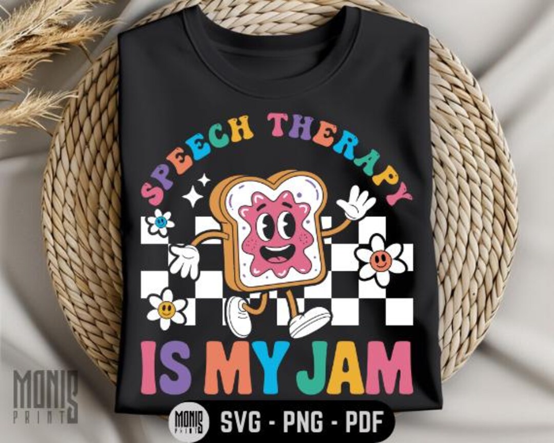Speech Therapy is My Jam SVG PNG PDF Speech Language Therapy Svg Slp ...
