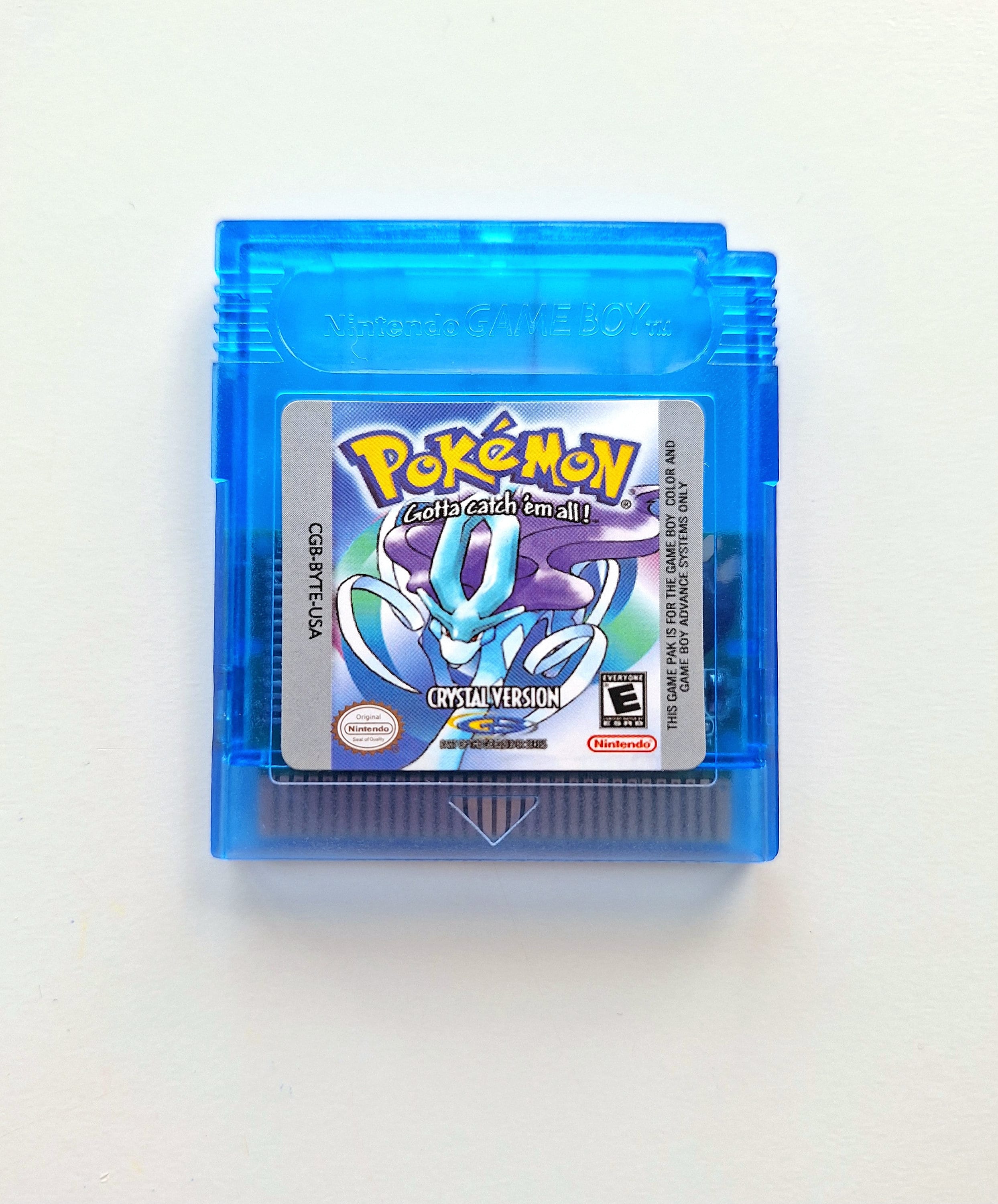 Pokemon Crystal Version GBC Nintendo Gameboy Color Cartridge - Etsy