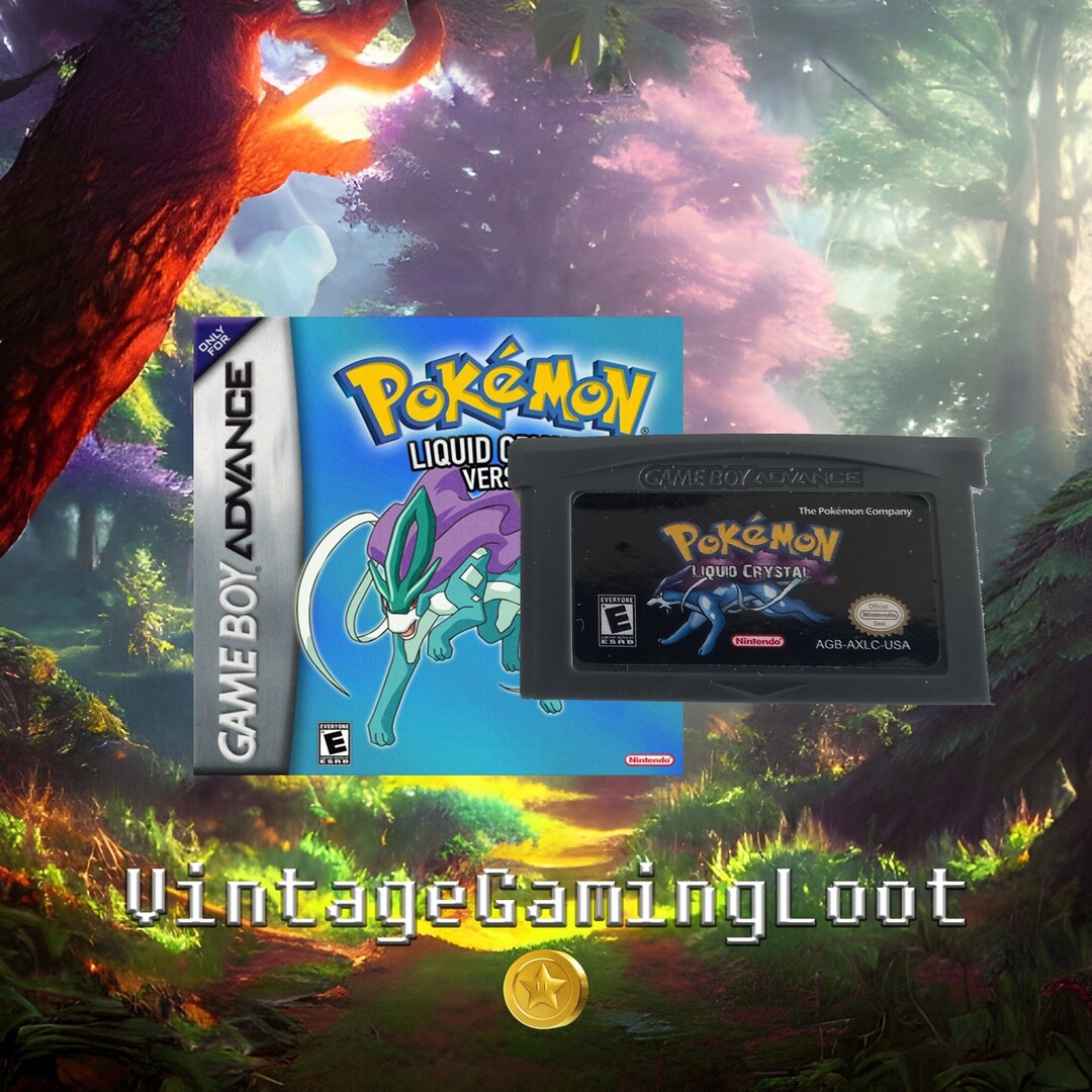 Pokemon Liquid Crystal Version Custom ROM Nintendo Gameboy - Etsy