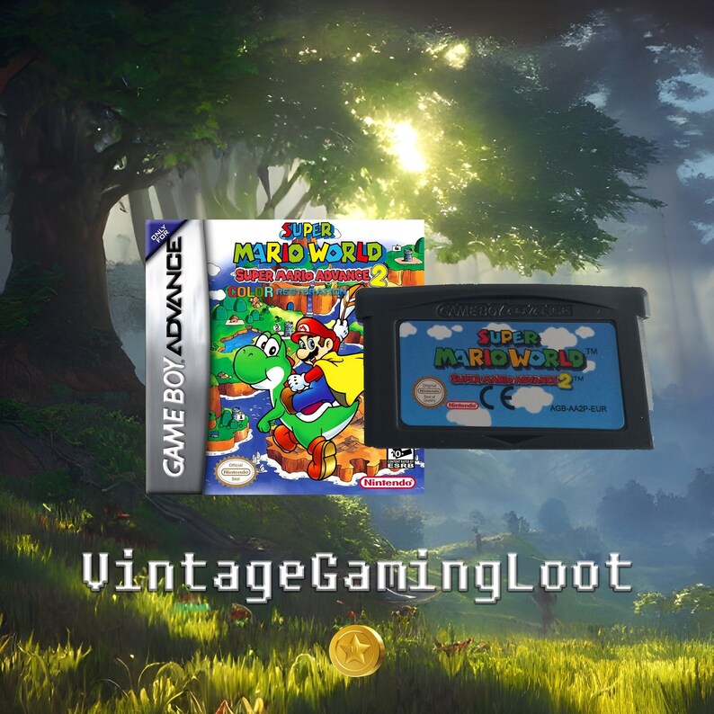 Super Mario World: Super Mario Advance 2 GBA Nintendo - Etsy