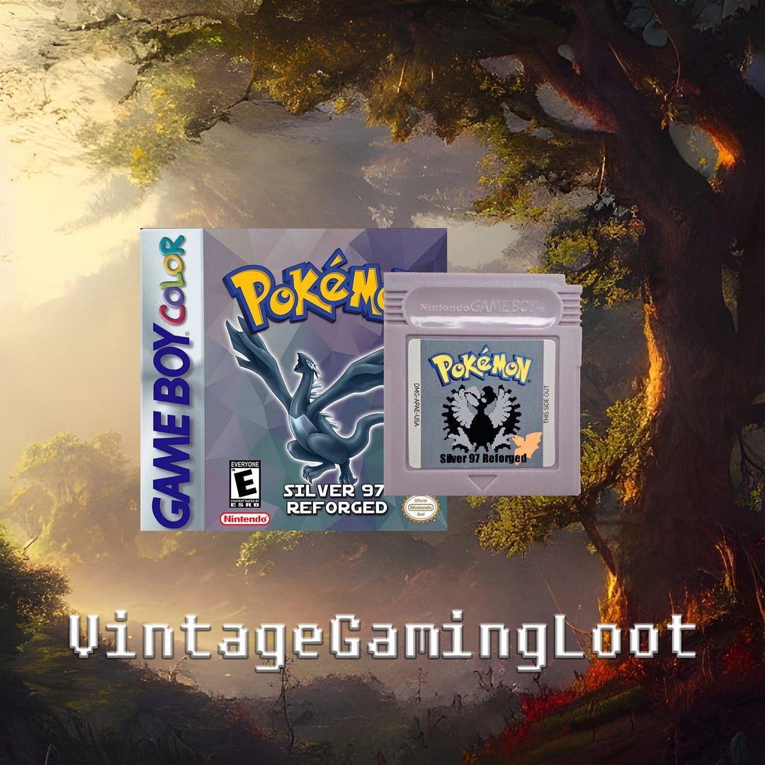 Pokemon Silver 97 GBC Nintendo Gameboy Color Cartridge. Fast Free UK P ...