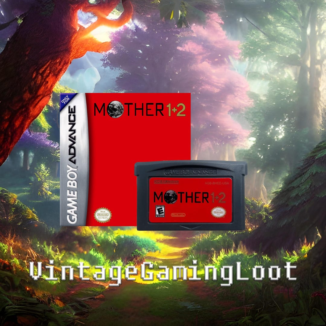 Mother 1+2 GBA - Nintendo Gameboy Advance Cartridge - Etsy