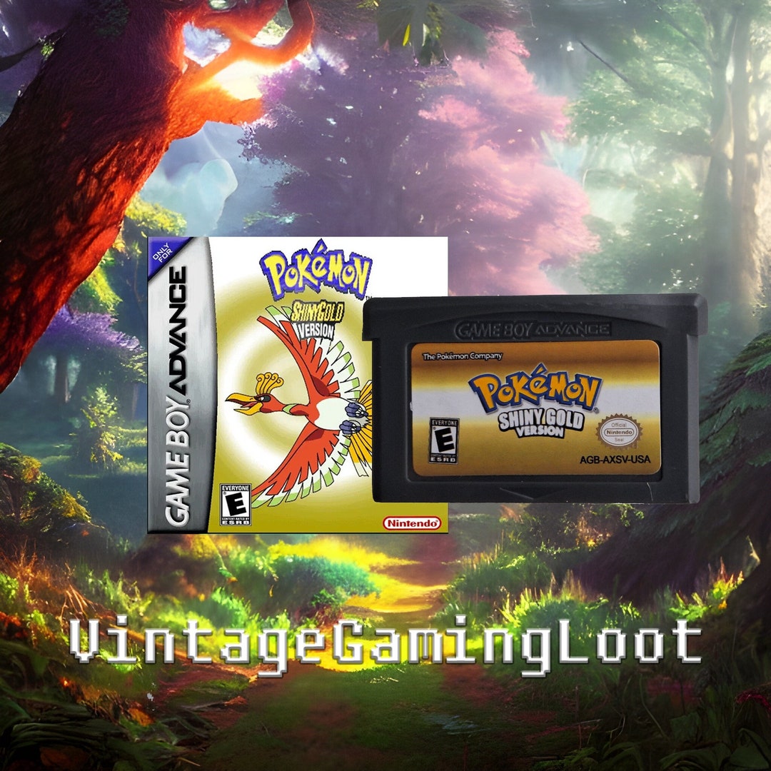 Pokemon Shiny Gold Nintendo Gameboy Advance Cart. Fast Free UK P&P - Etsy