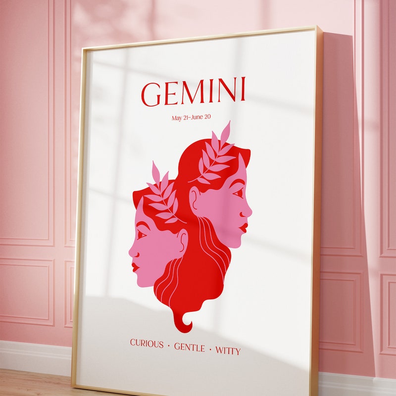 Gemini Art - Etsy