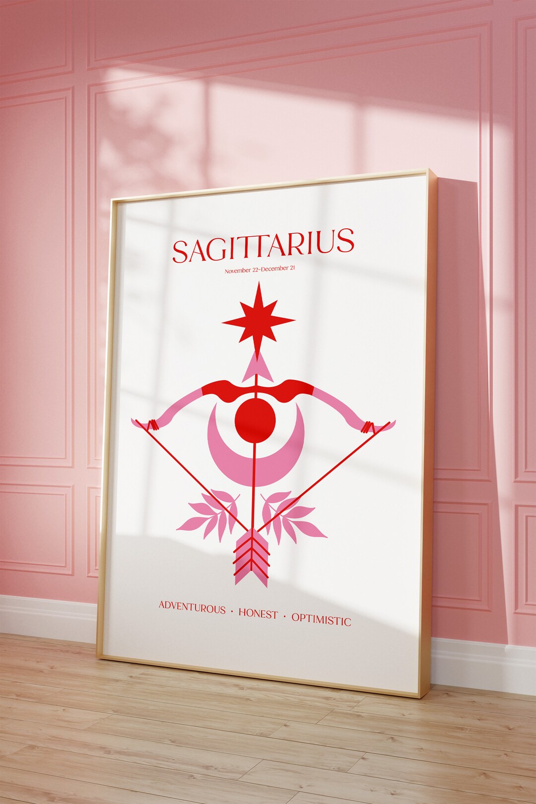 SAGITTARIUS POSTER Print, Sagittarius Zodiac Gift, Astrology Print ...