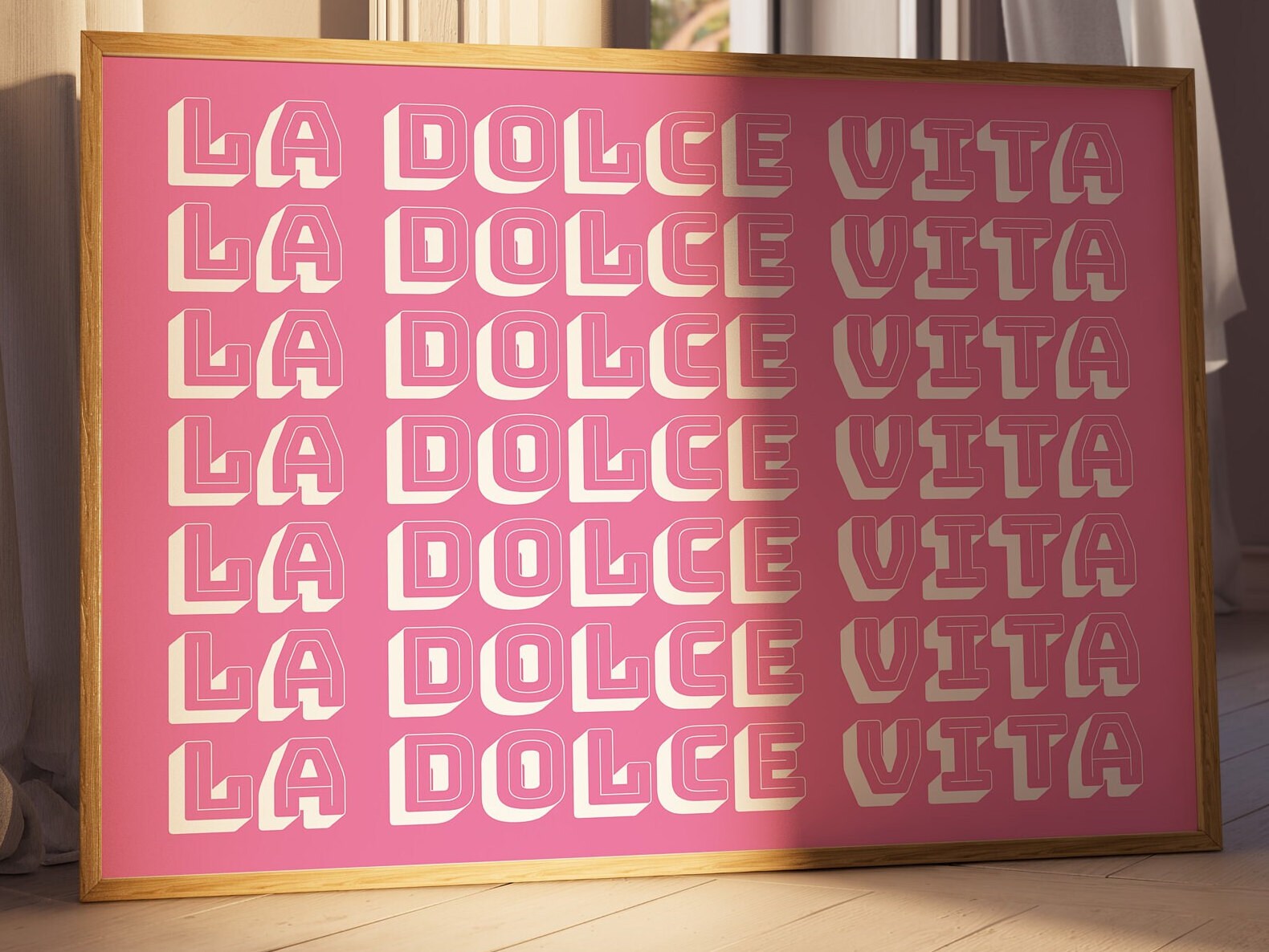 La Dolce Vita Italian Wall Art Print Vintage Poster Italian - Etsy