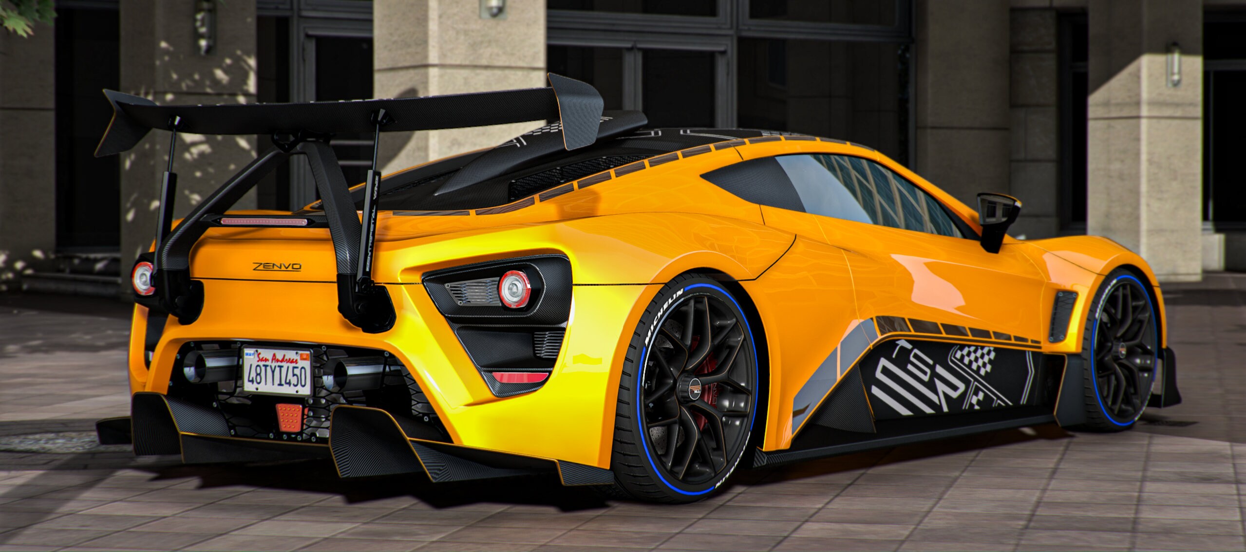 Car 203-2019 Zenvo TSR-S 2 Cars Livery Styles Fivem Grand Theft Auto 5 ...