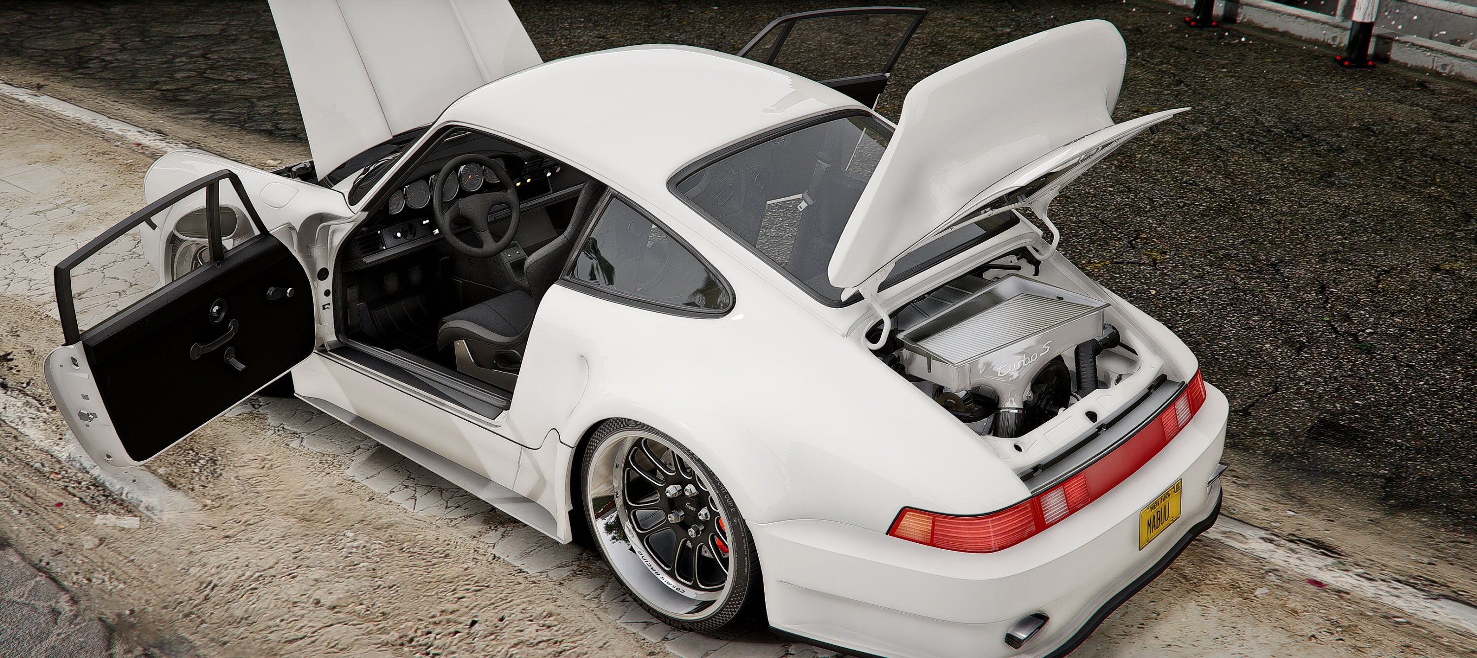 Car 227-porsche 911 CBK Fivem Grand Theft Auto 5 Optimized Mod High ...