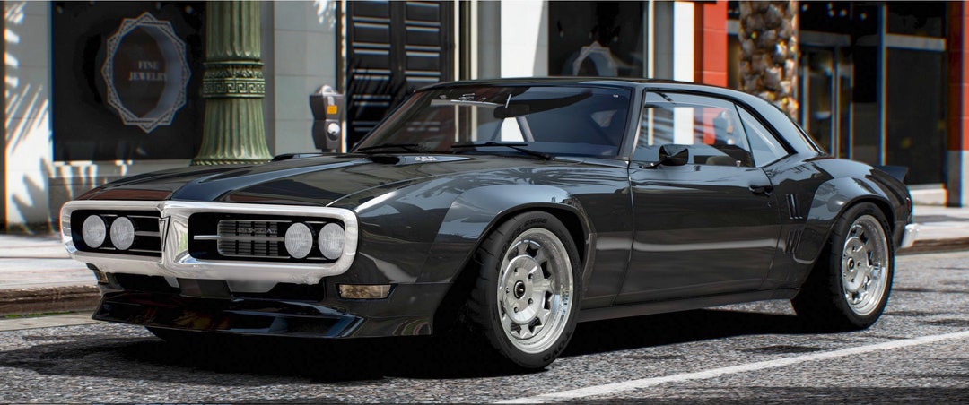Car 1054-1968 Pontiac Firebird Fivem Grand Theft Auto 5 Optimized Mod ...