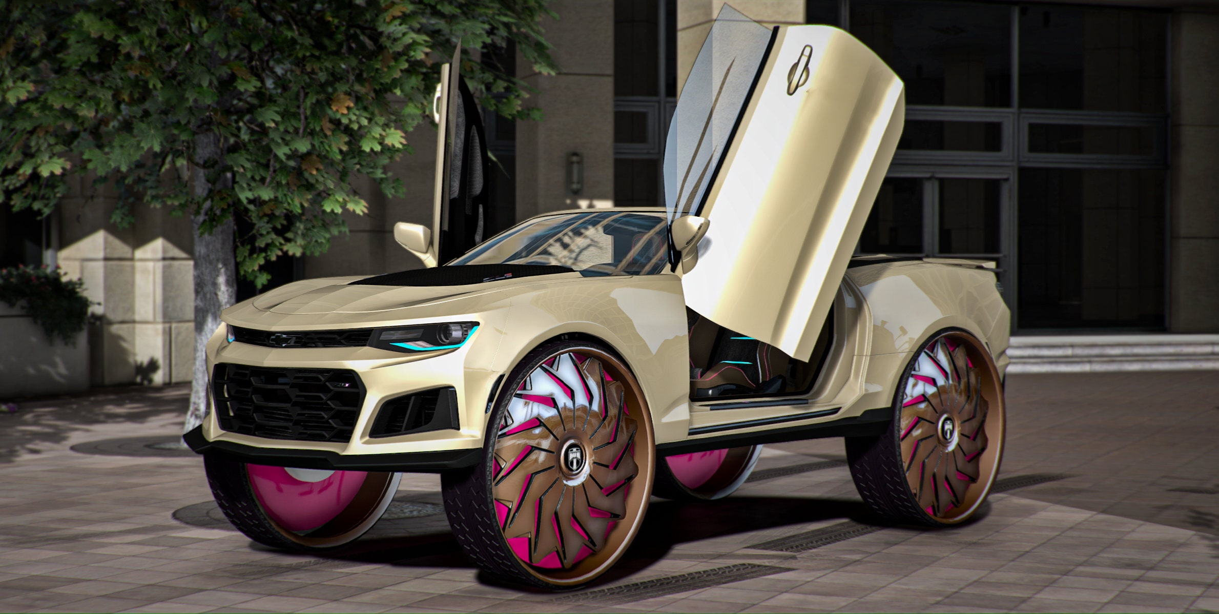 Car 1217-chevy Camaro ZL1 Donk Fivem Grand Theft Auto 5 Optimized Mod ...