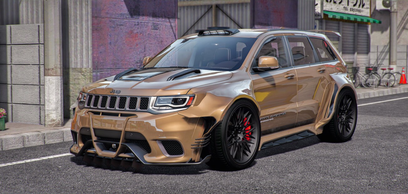 Car 5-jeep Trackhawk 2NCS Fivem Grand Theft Auto 5 Optimized Mod High ...