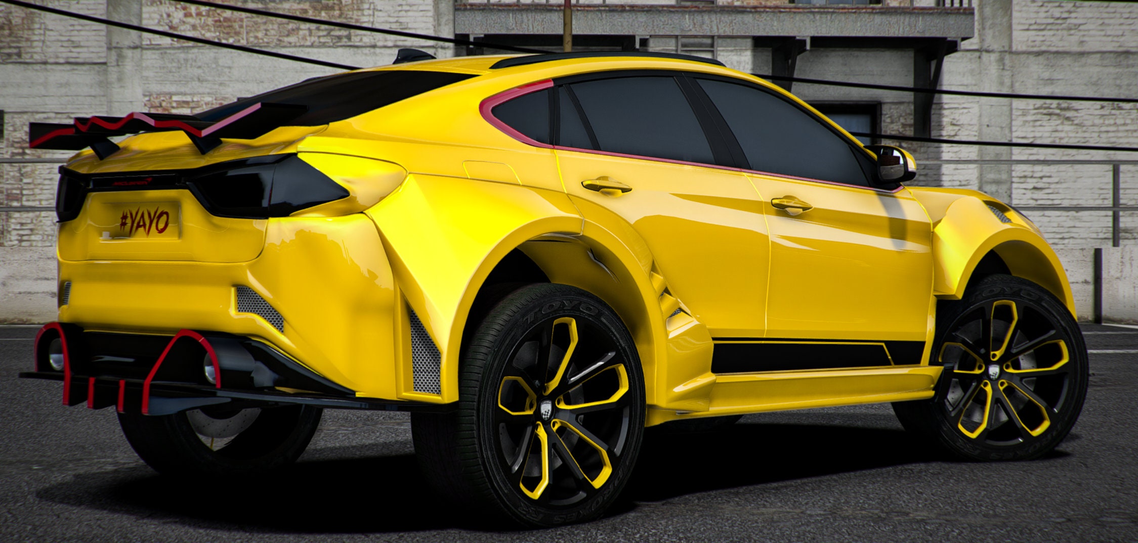 Car 1352-mclaren SUV GT Concept Fivem Grand Theft Auto 5 Optimized Mod ...