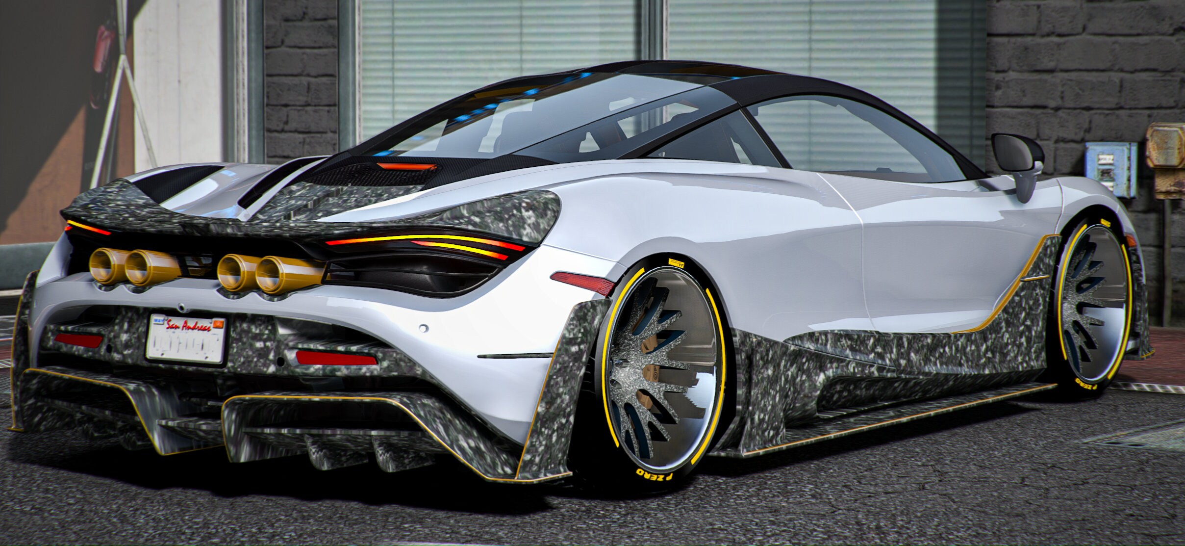 Car 80-mclaren 720S Mansory Fivem Grand Theft Auto 5 Optimized Mod High ...