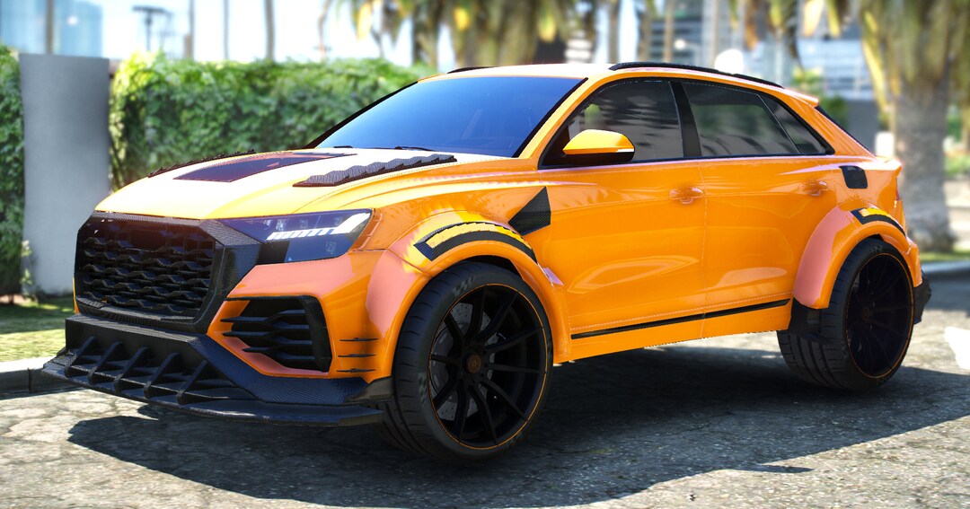 Debadged-audi RS QR8 Fivem Grand Theft Auto 5 Optimized Mod High ...