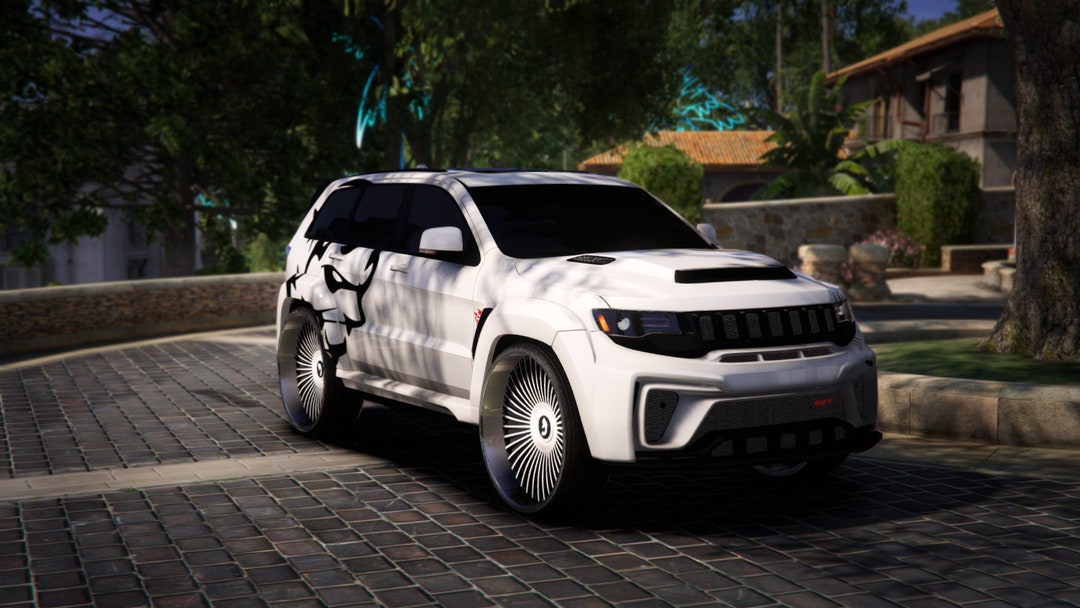 Car 1068-2022 Jeep Trackhawk Widebody on Forgis Customs Fivem Grand ...
