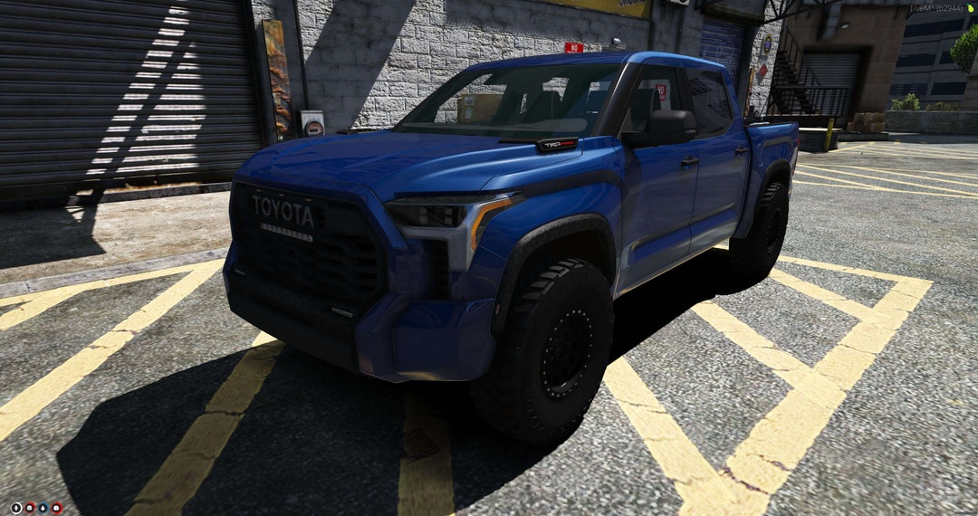 Car 1033-toyota Tundra 2023 Fivem Grand Theft Auto 5 Optimized Mod High ...