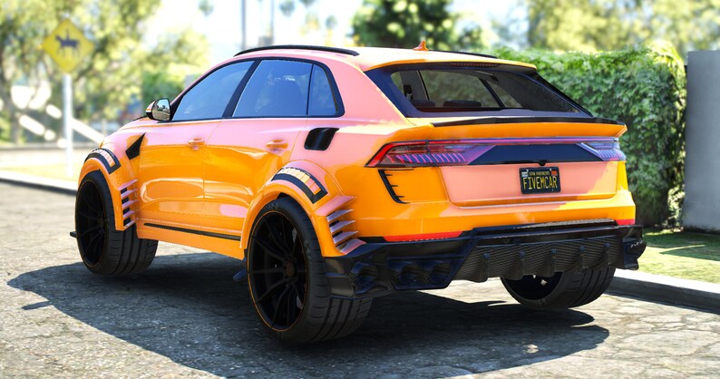 Debadged-audi RS QR8 Fivem Grand Theft Auto 5 Optimized Mod High ...