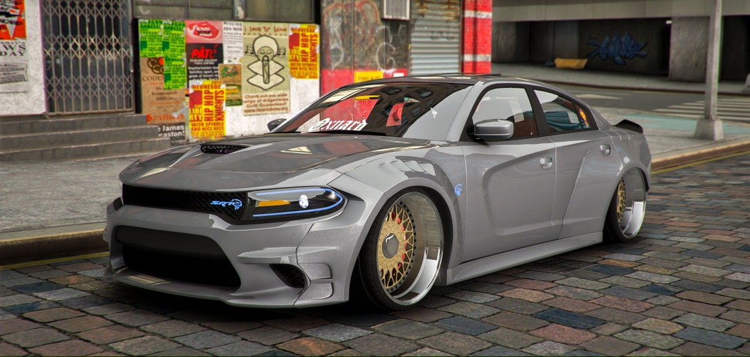 Car 15-dodge Charger A15 Widebody Fivem Grand Theft Auto 5 Optimized ...