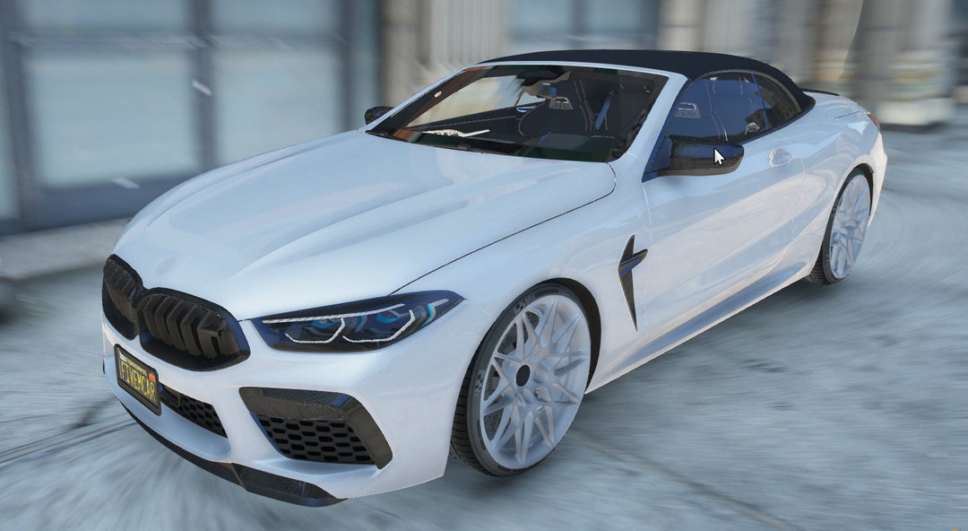 Debadged-bmw M8 Cabriolet Fivem Grand Theft Auto 5 Optimized Mod High ...