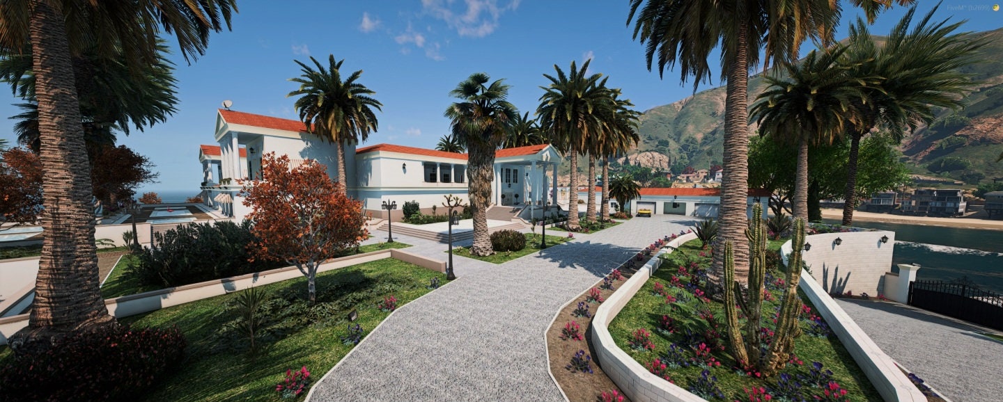 Mlo 158KARTE Scarface TM Mansion FiveM Grand Theft Auto 5 Optimiert Mod ...