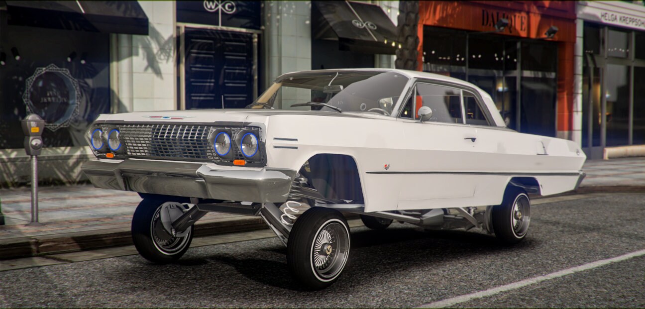 Car 1057-1963 Impala SS Lowrider Fivem Grand Theft Auto 5 Optimized Mod ...