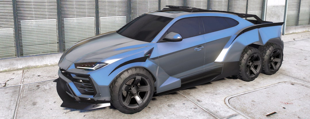 Debadged 17-lamborghini Urus 6x6 Pickup Fivem Grand Theft Auto 5 ...