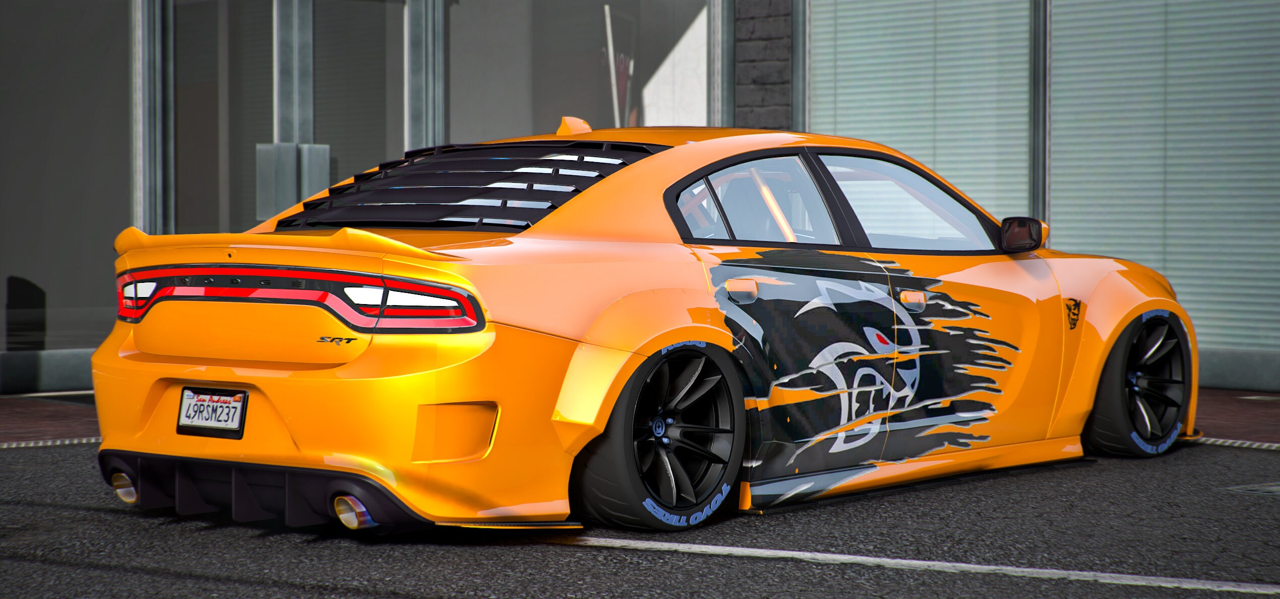 Car 103-dodge Charger Widebody V2 Fivem Grand Theft Auto 5 Optimized ...