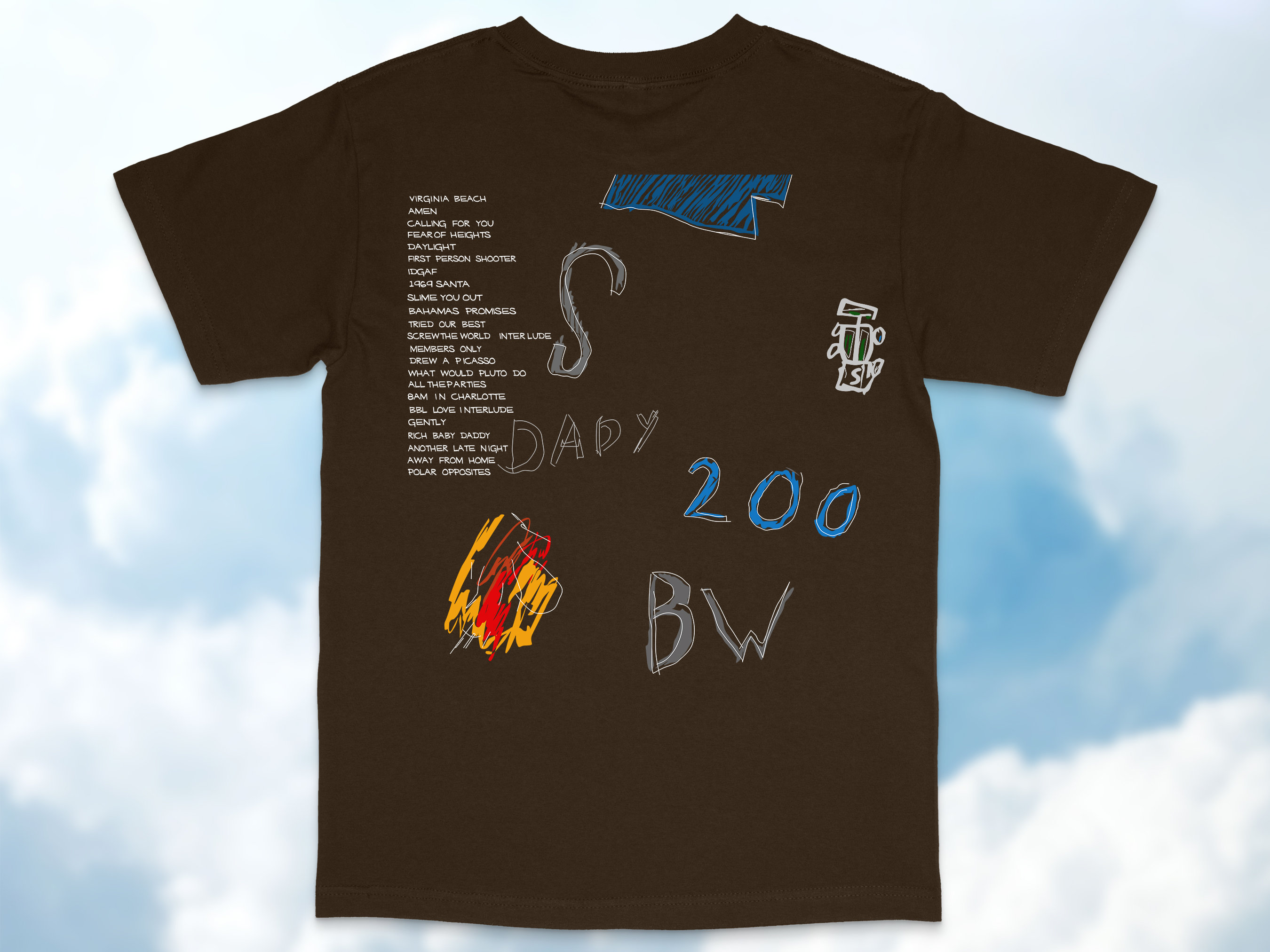 Drake For All The Dogs Full Album Its All A Blur Front & Back Tshirt ...