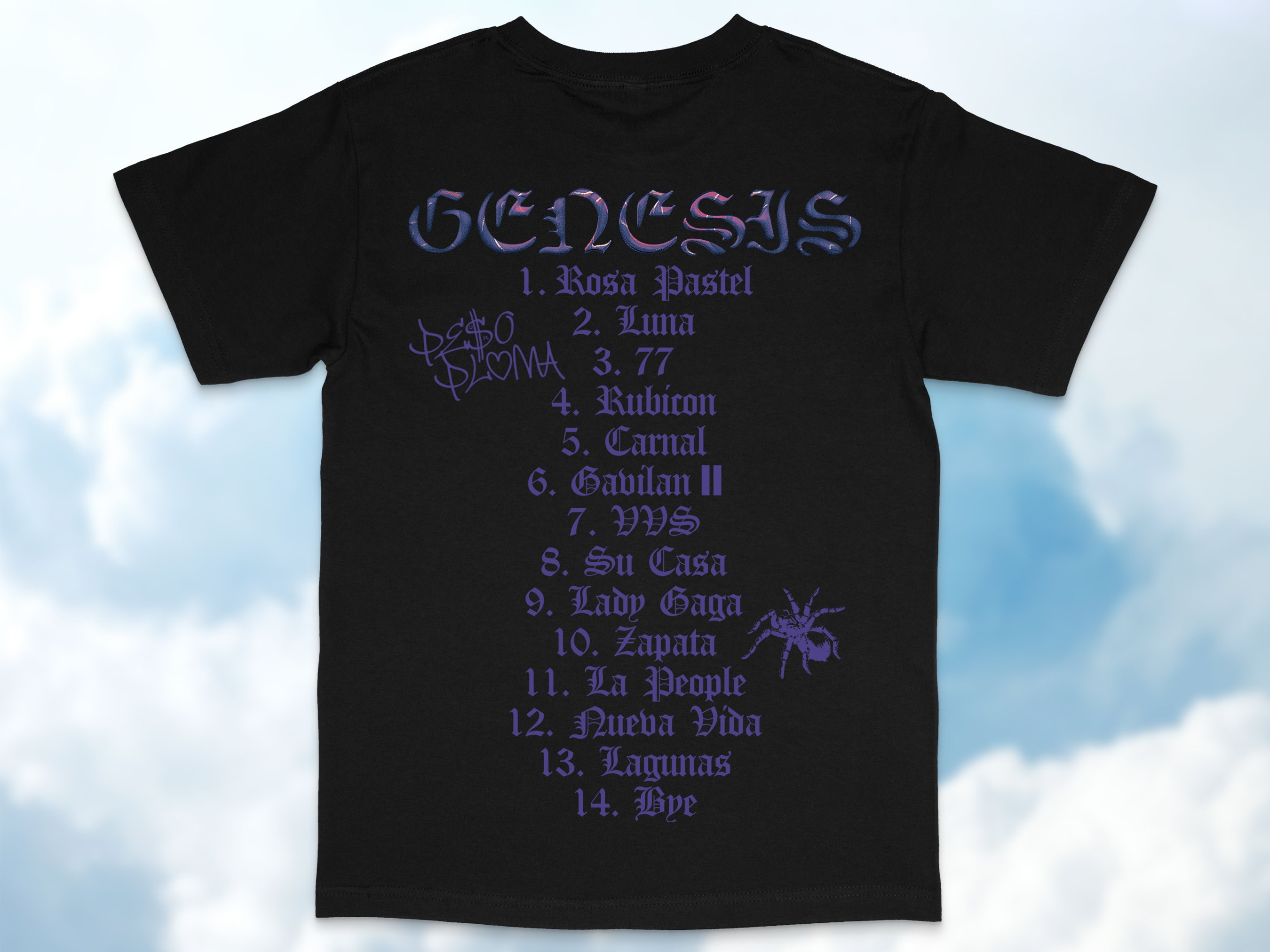 Peso Pluma Genesis Album Merch Shirt sold by Amaranth | SKU 85195941 ...