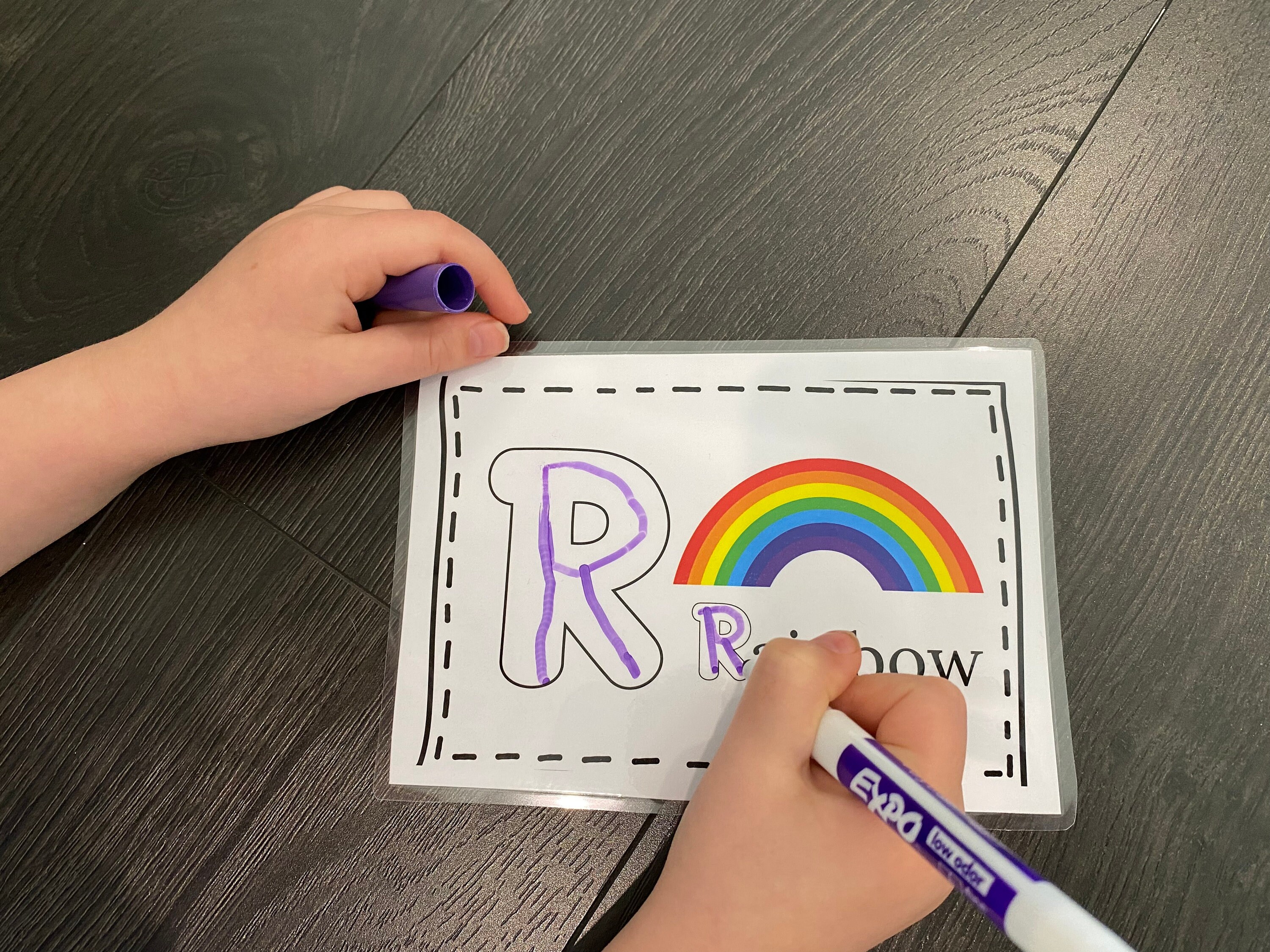 Alphabet Play Doh Mats Flashcard Size - Etsy