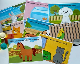 Play Doh Mats - Pets Pack - Etsy