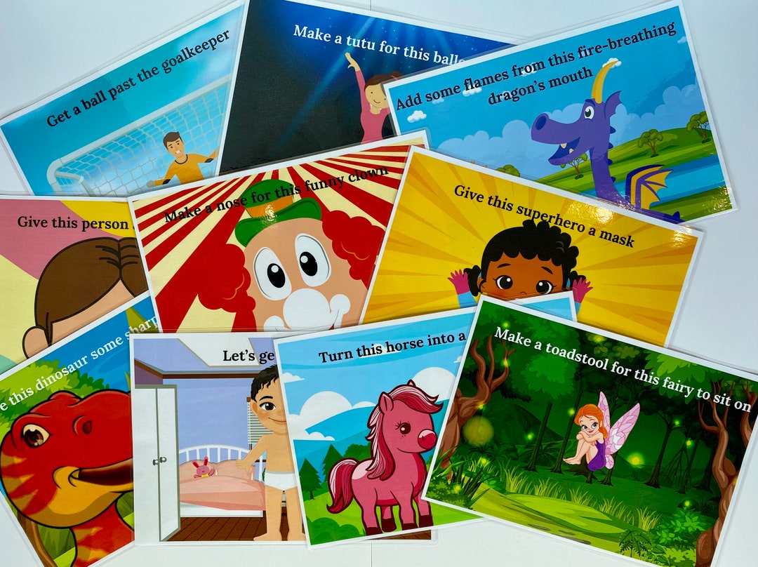 Play Doh Mats - Characters Pack - Etsy