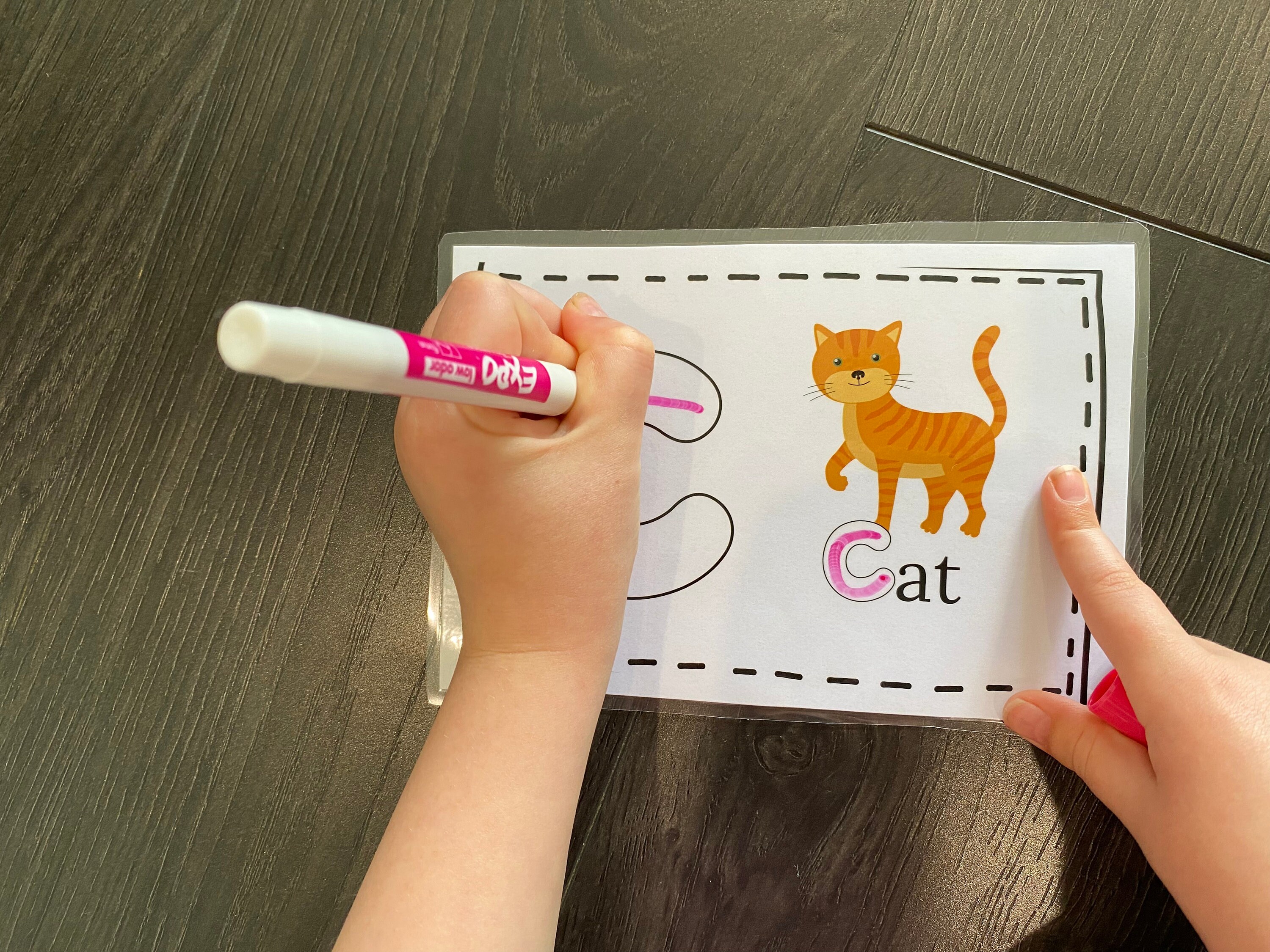 Alphabet Play Doh Mats Flashcard Size - Etsy