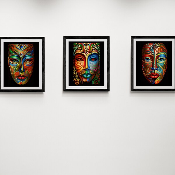 Abstract Face Mask - Etsy