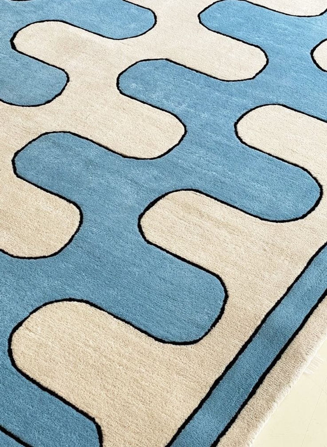 Modern Tufted Rug Living Room Light Luxury Bedroom 100%woolen Carpet ...