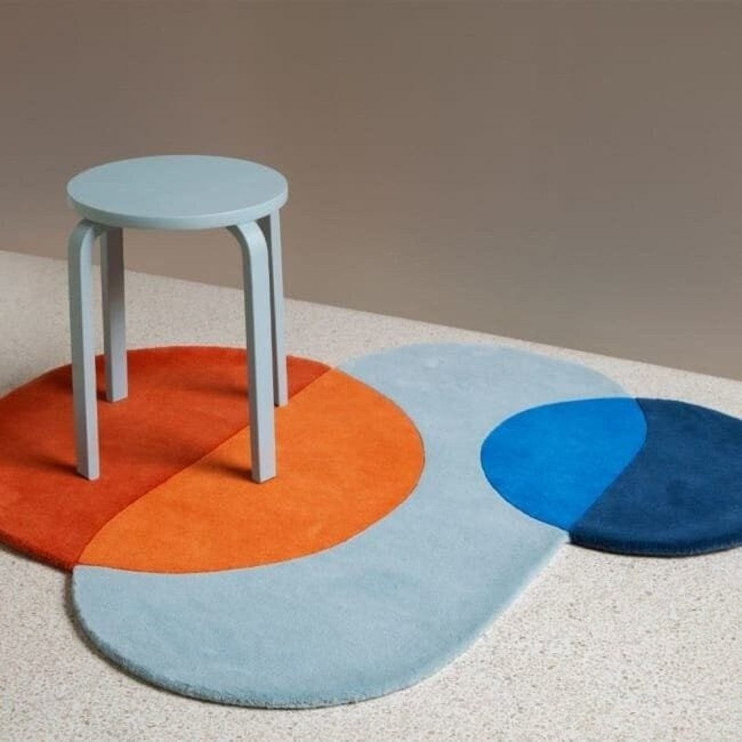Irregular Shape Modern Home Decor Hand Tufted Rug Bedroom Rug Indoor ...