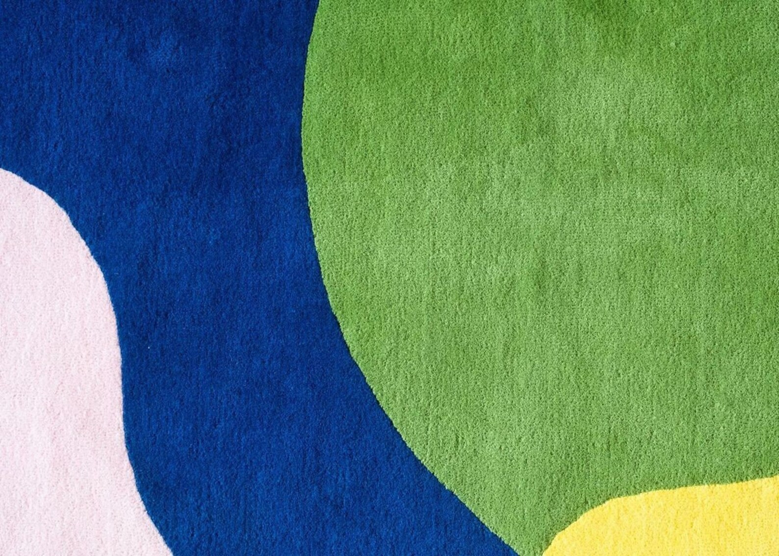 Blue and Green Modern Abstract Hand Tufted Wool Rug Living Room, 3x5 ...