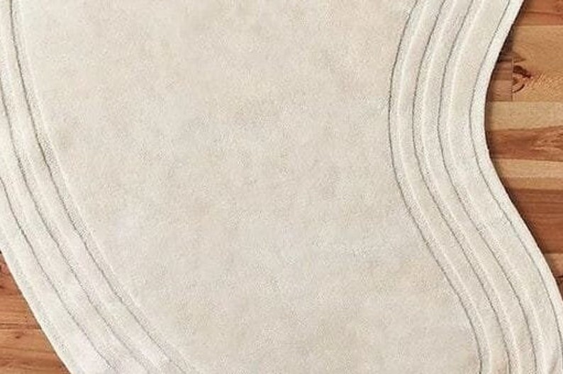 Ivory Handmade Tufted Living Room Rug Area Rug 100%woolen Carpet Rug ...